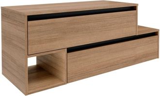 Fackelmann Vita L-Waschtisch-Unterschrank mit Adeckplatte - Fackelmann