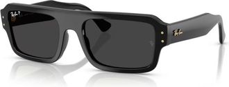 Ray-Ban RB4454 Rectangular Frame Sunglasses - Black