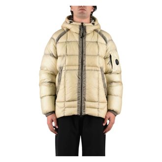 C.P. Company C.p. Company - Doudoune &agrave; capuche D.d. Shell - Homme - Vestes - Beige - Taille: L
