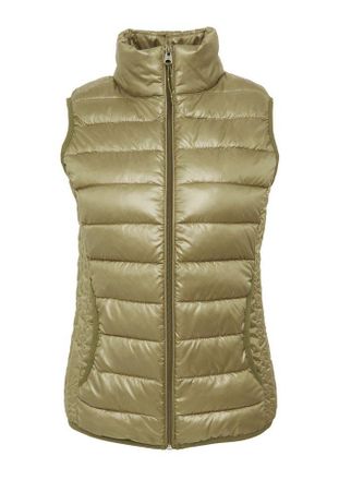 QS by s.Oliver Outdoorjacke Outdoor-Weste Steppweste mit Stehkragen