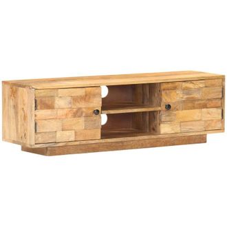 vidaXL Vidaxl - Meuble tv 116x30x35 cm Bois de manguier solide