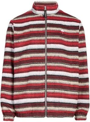 H&eacute;las. Blouson ray&eacute; col montant