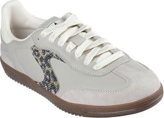 Skechers Femme Hotshot Shimmering Spots Basket, Taupe Duraleather/Leather/Trim, 40 EU