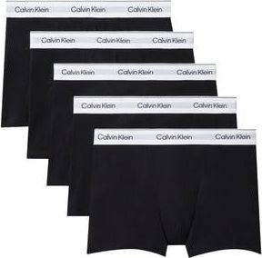 Calvin Klein Lot de 5 boxers &agrave; logo en coton