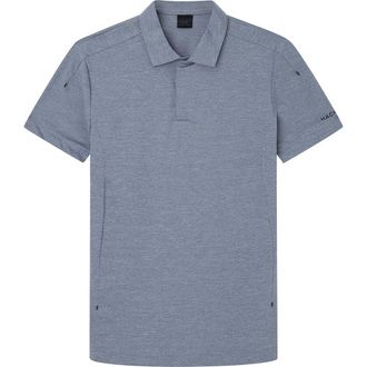 Hackett Herren Hs Cationic Polo Polohemd, Grau (Silbergrau), XL