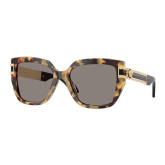 Versace Quadratische Sonnenbrille - - Accessories - Damen - Braun - 54 MM