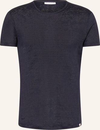 Orlebar Brown Orlebar Brown T-Shirt Aus Leinen blau