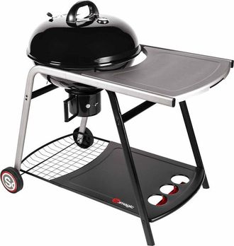 HOME MAISON Homemaison - Barbecue à charbon de bois Ranger Noir 112.5x66.5x103.5 cm