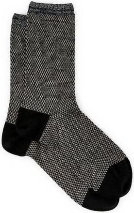 Doré Doré Golden vergoldete - metallisierte Chausetten - schwarz