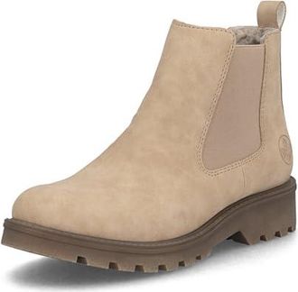 Rieker Bottines Chelsea 73250 pour femme, Beige 61, 39 EU