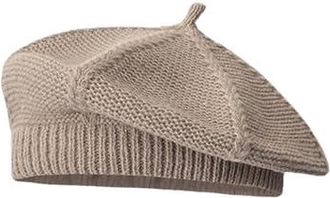 Generic B&eacute;ret tricot&eacute; for femme, chapeau dautomne et dhiver, casquette de peintre, garde au chaud Pour lautomne et lhiver(Khaki)