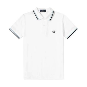 Fred Perry Herren, Oberteile, Weiß, XSGröße