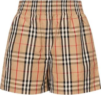 Burberry Vintage Check Pattern Shorts