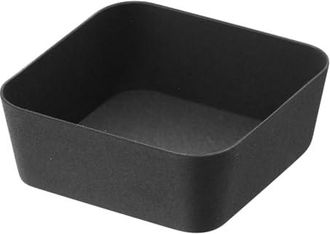 Yamazaki Tableware Yamazaki 4224 TOWER Ablageschale S, schwarz, Stahl, minimalistisch, 9 x 9 x 4 cm