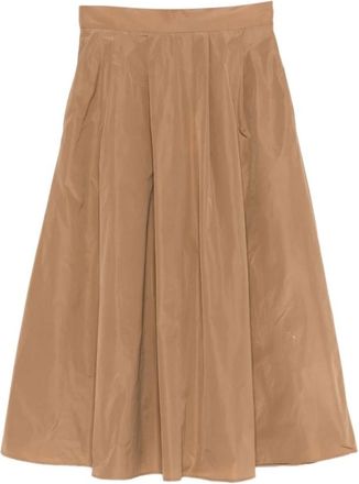 Marella Femme, Jupes, Brun, Taille: 40 FR Midi Skirts