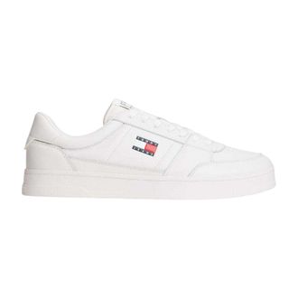 Tommy Jeans Greenwich Sneaker f&uuml;r Herren, Leder, Flach (Ecru)