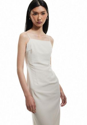 Koton Spaghettikleid Midi L&auml;nge Seiltr&auml;ger Spaghettikleid