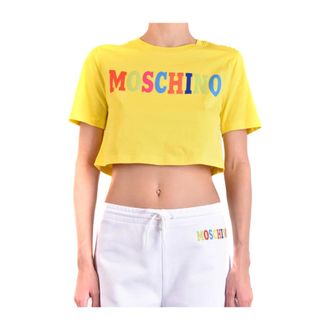 Moschino Stylisches T-Shirt - - Tops - Damen - Gelb - S