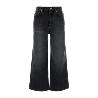 Kenzo Futura Sumire Cropped Pants - - Jeans - Damen - Schwarzk - W26