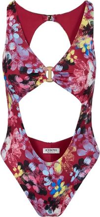 Iceberg Femme, Maillots de bain, Multicolore, Taille: 40 FR Maillot de bain une pi&egrave;ce &agrave; fleurs