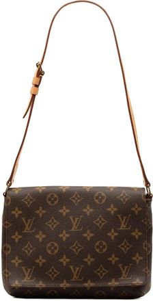 Louis Vuitton Hobo Bags - Monogram Musette Tango Short Strap - Gr. unisize - in Braun - f&uuml;r Damen