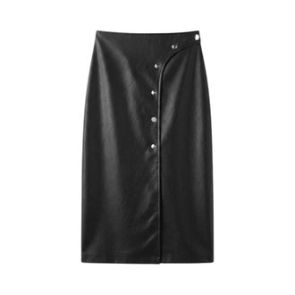 Weili Zheng Lederrock - - Skirts - Damen - Schwarzk - XS
