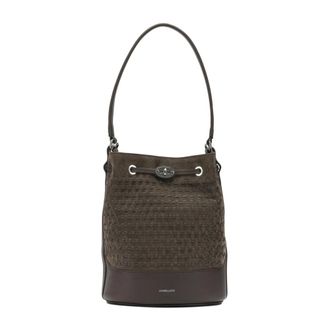 Zanellato Femme, Sacs, Brun, Taille: ONE Size Sac bandouli&egrave;re Postina S en cuir