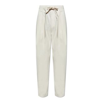 Dolce & Gabbana Weit geschnittene Plissee-Hose - - Trousers - Herren - Beige - XL