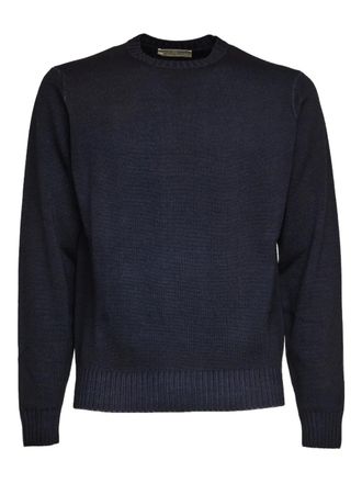 FILIPPO DE LAURENTIIS Pullover mit rundem Ausschnitt - Blau