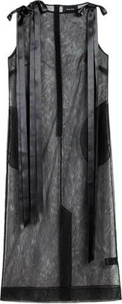 Simone Rocha Robe &agrave; ruban nauds transparents