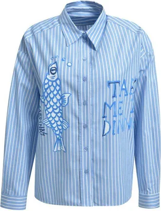 Milano Langarmbluse mit Baumwolle