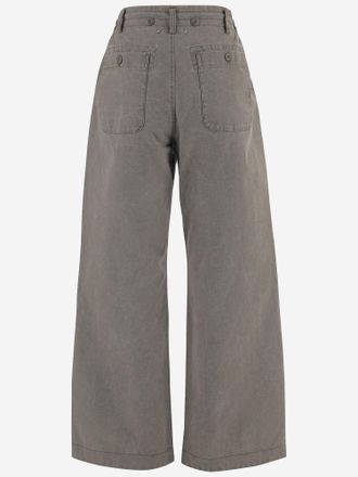 Golden Goose Womens Jeans Gray Cotton