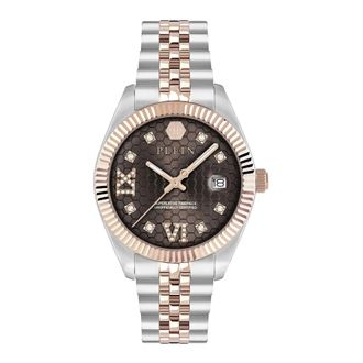 Philipp Plein Montre Date Superlative Crystal - Femme - Accessoires - Gris - Taille: ONE Size