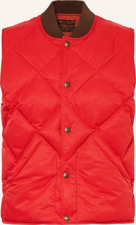 Ralph Lauren Rrl Steppweste rot