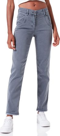 Gerry Weber Edition Damen 92431-67951 Jeans, Dark Petrol Natural Dye, 34