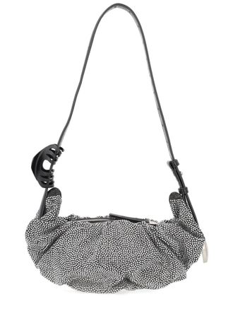 Diesel Womens Grab-D Shoulder Bag Black Cotton
