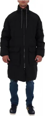 Emporio Armani Homme, Manteaux, Bleu, Taille: 2XL Jacket Long