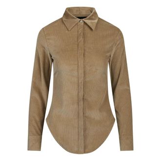 Dondup Super Slim-Fit Corduroyhemd - - Blouses & Shirts - Damen - Beige - M