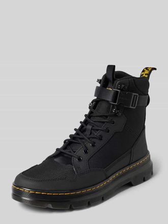Dr. Martens Boots aus Leder-Mix mit verstellbarer Schnalle