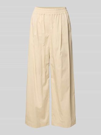 Max Mara Regular Fit Weite Hose aus reiner Baumwolle Modell GOLFO