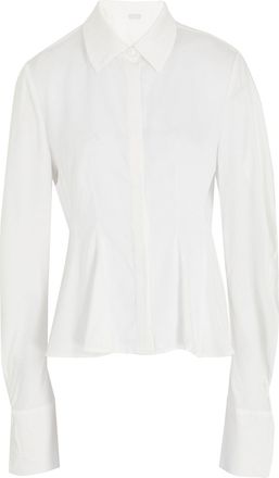 8 by YOOX SATIN LONG-SLEEVED SHIRT