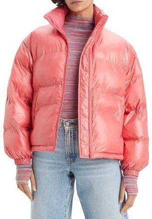 Levi's Retro Puffer Caviar Veste Femme, Italian Rose, L