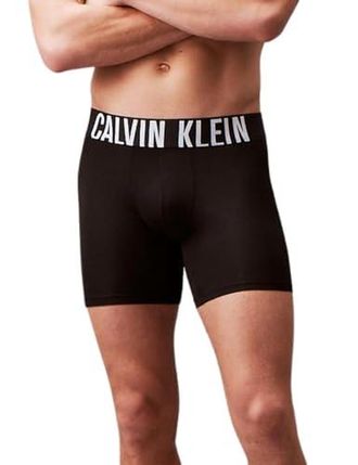 Calvin Klein Boxers Longs Lot de 3 Homme sous-V&ecirc;tement, Noir (Black/Black/Black), XXL