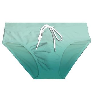 Generic Slip de bain sexy taille basse pour homme - S&eacute;chage rapide - Triangle Tie Dye - &Eacute;lastique - Cordon de serrage - Pour l&eacute;t&eacute;, la plage, le surf - Bas de 