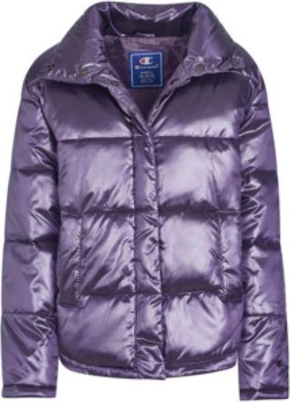 Champion Herren Winterjacke einfarbig - - Jackets - Damen - Lila - XS