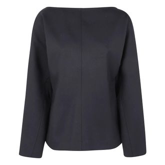 STUDIO NICHOLSON Caten Long Sleeve Top - - Blouses & Shirts - Damen - Schwarzk - XS