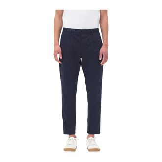 Nowadays One Pleat Pants - - Trousers - Herren - Blau - W33