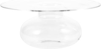 Garneck Glas Hutteller 18cm mit Trockeneis Raucheffekt Dekorative Glasschale f&uuml;r Hotel Zuhause und Club Vielseitiges Essgeschirr und Tischdekoration