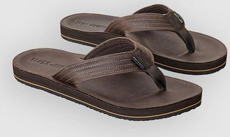 Rip Curl Surf Revival Leather Open Toe Sandalen dark brown