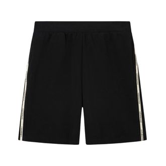 Emporio Armani Emporio Armani Ea7, Homme, Shorts, Noir, Taille: XS Bermuda en coton m&eacute;lang&eacute;